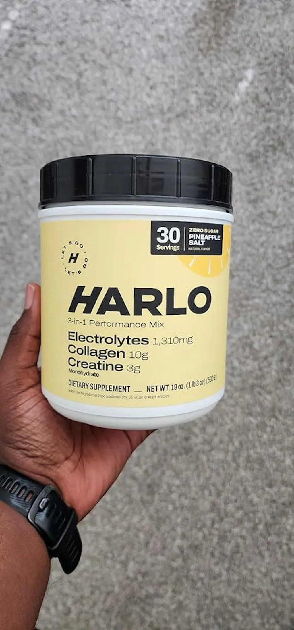 Harlo 3-in-1 Performance Hydration: Electrolytes, Creatine & Collagen ...