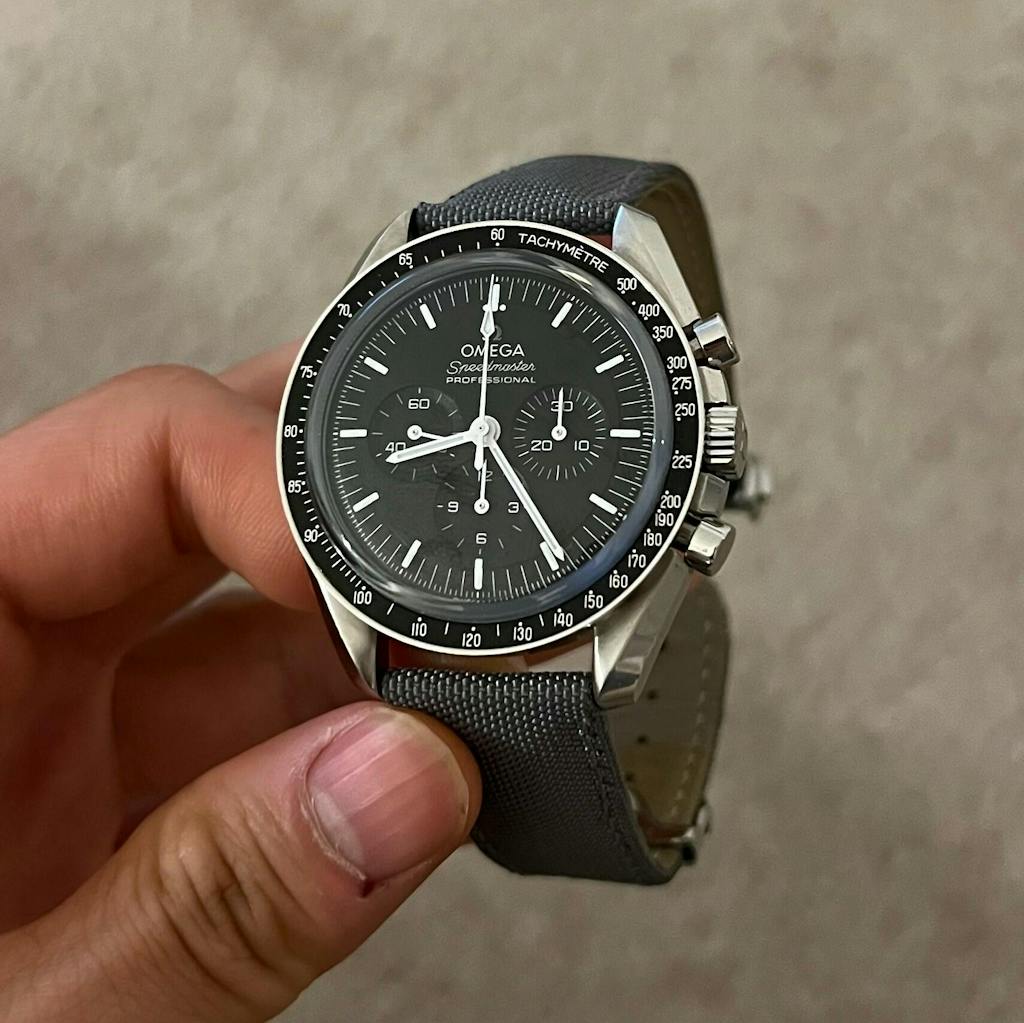 Custom Omega Speedmaster Nylon Strap Online | Drwatchstrap