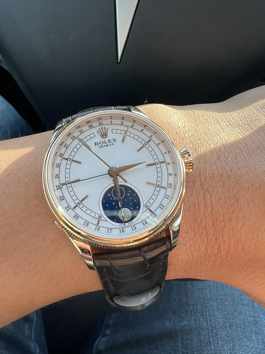Buy Custom Rolex Cellini Leather Band Replacement | Drwatchstrap