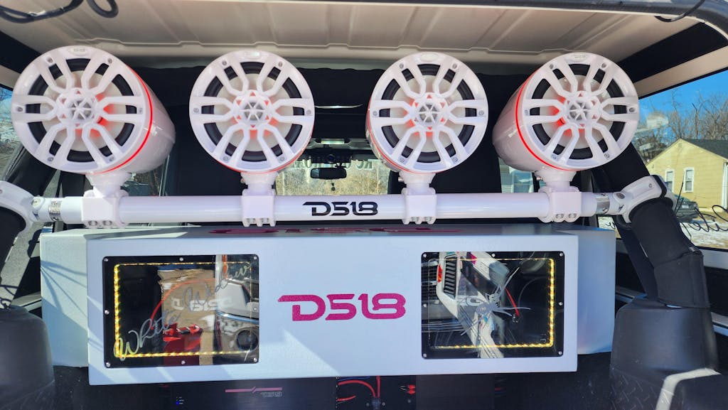 DS18 JSUB.2 Jeep Wrangler JK/JKU/JL/JLU Dual 12" Bass Box