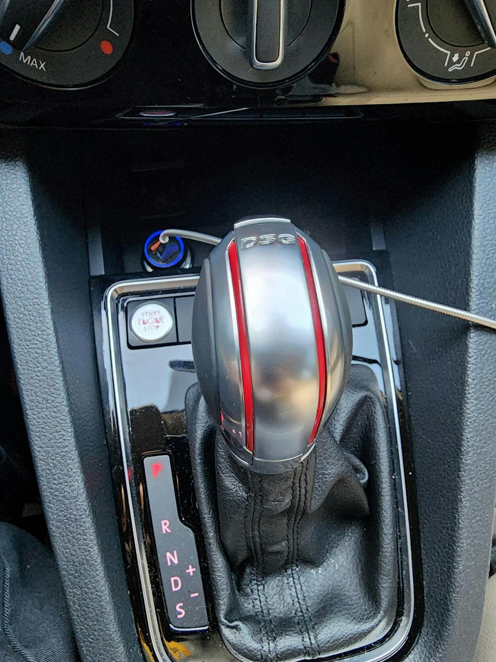 VW DSG Shifter Knob Leather & Chrome Upgrade – DSG Paddles