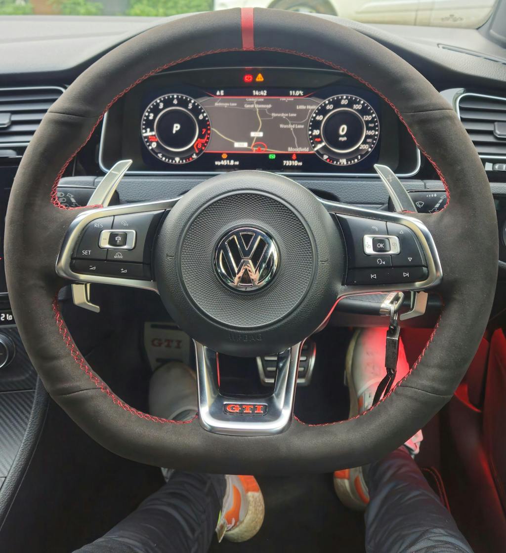 GTI Clubsport MK7 Steering Wheel Cover