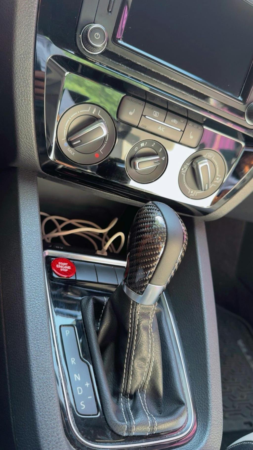 VW Carbon Fiber DSG Shifter Knob Upgrade