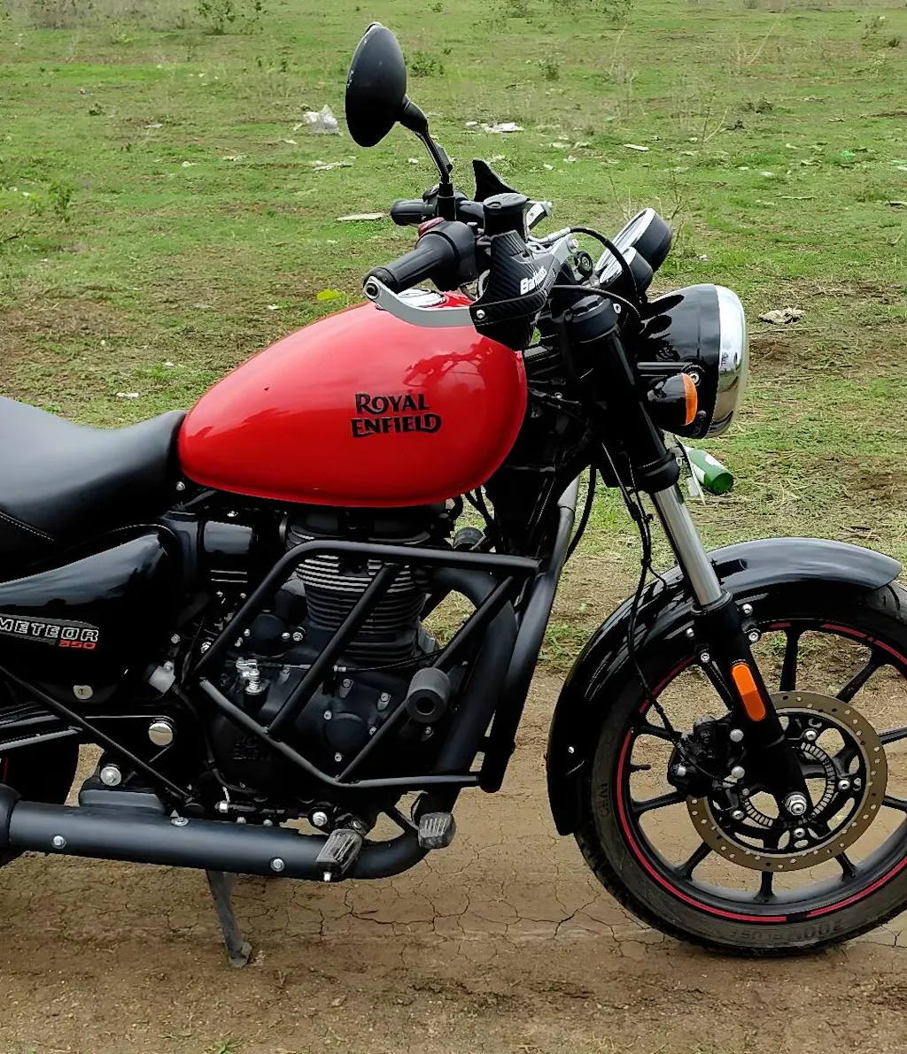 Dug Dug Classic Reborn and Meteor 350 Crash Guard with Slider - Black ...