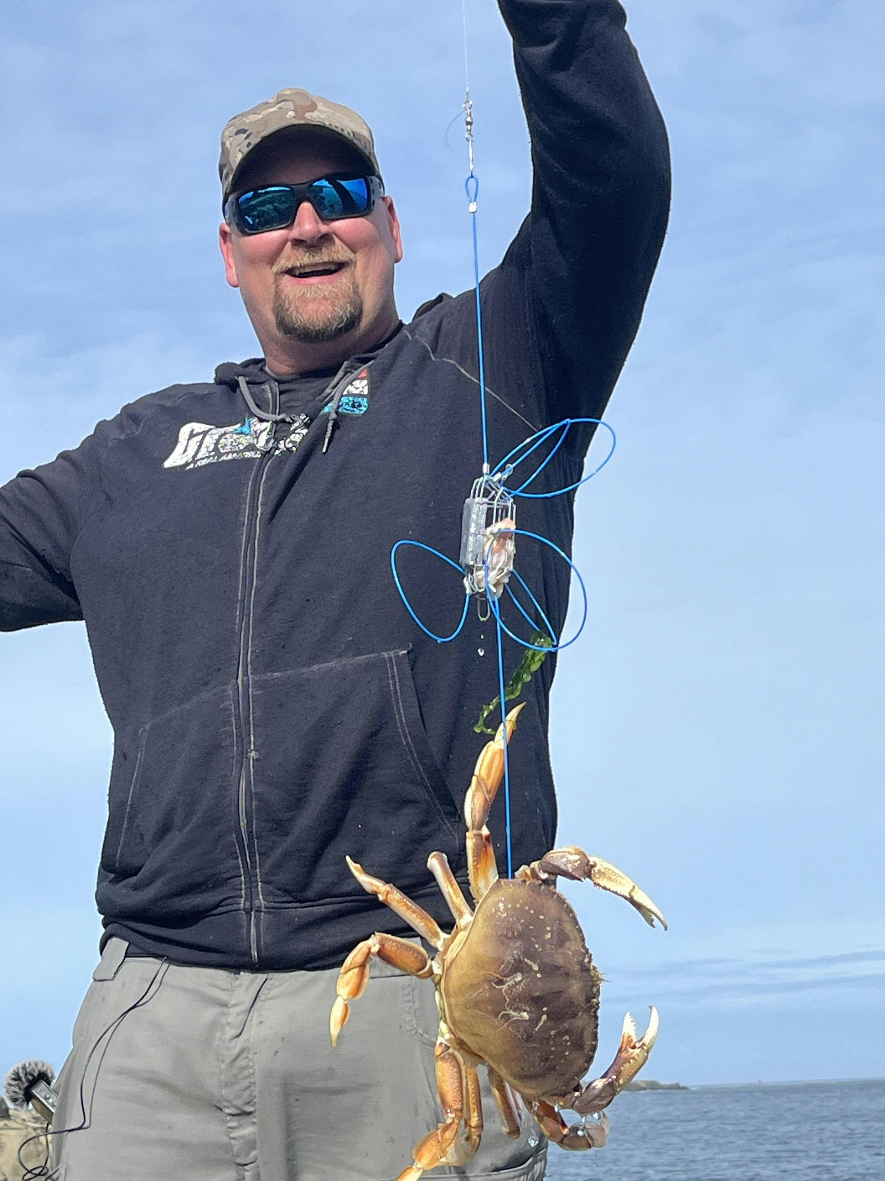 DURASNARE Vinyl Coated 8oz Blue Line Crab Snare