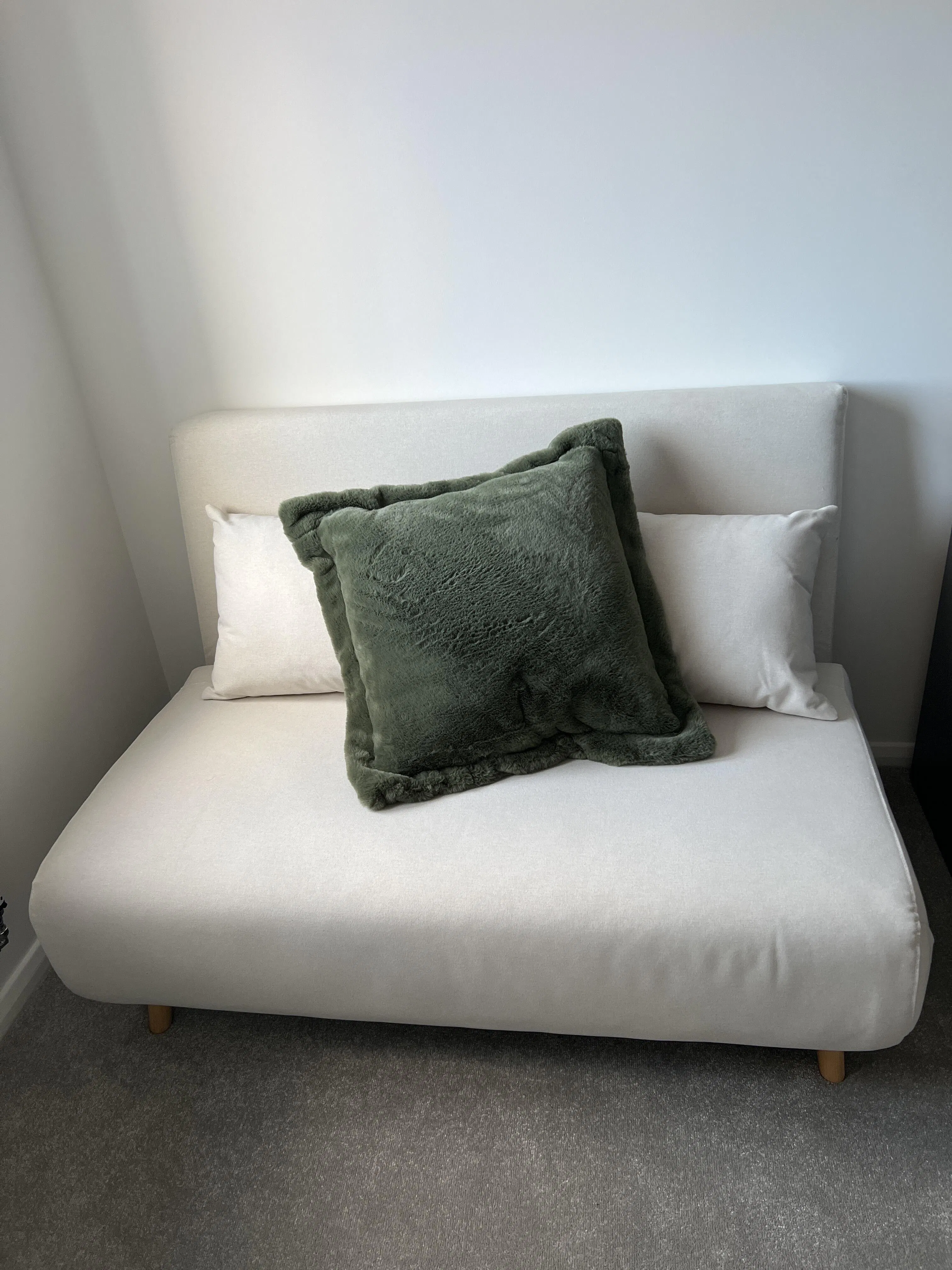 Seattle Single Click Clack Sofa Bed - Warm Natural – DUSK