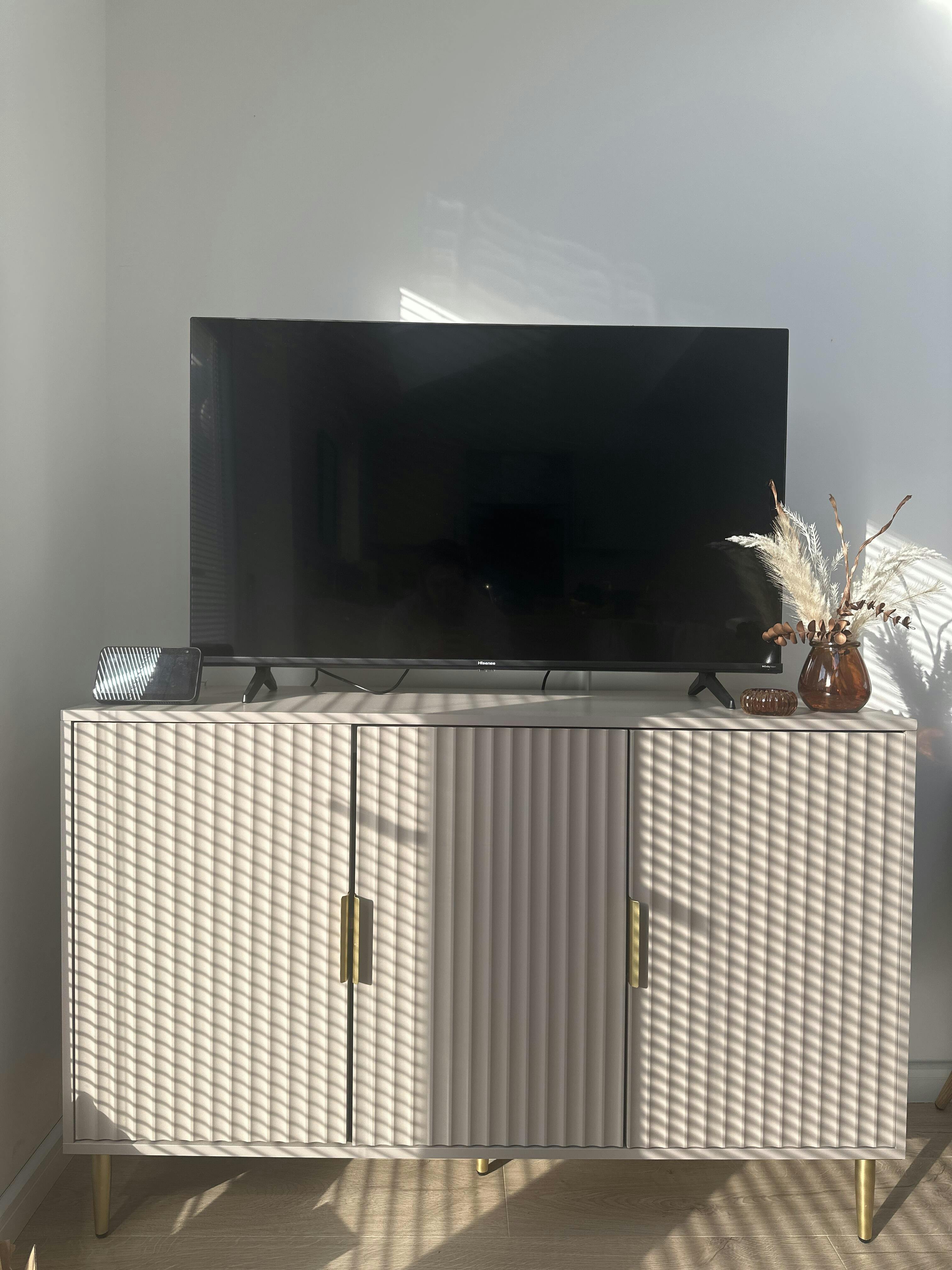 Evie 2 Drawer Bedside Table - Warm White – DUSK