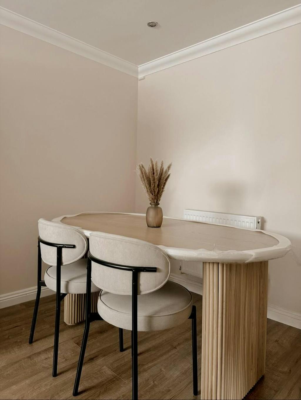 Mia Set of 2 Barstools - Matte Velvet - Sand – DUSK