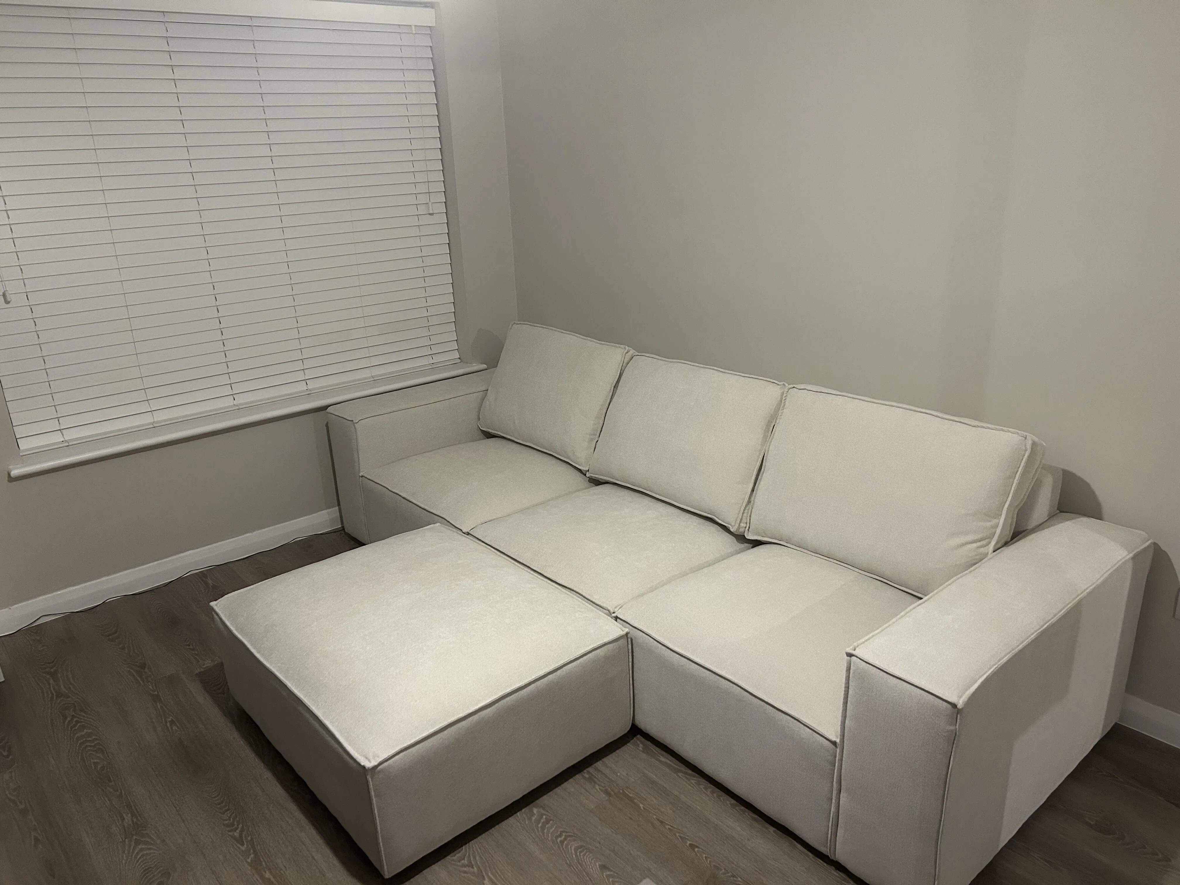 Brooklyn Large Left Hand L-Shape Sofa - Ivory – DUSK