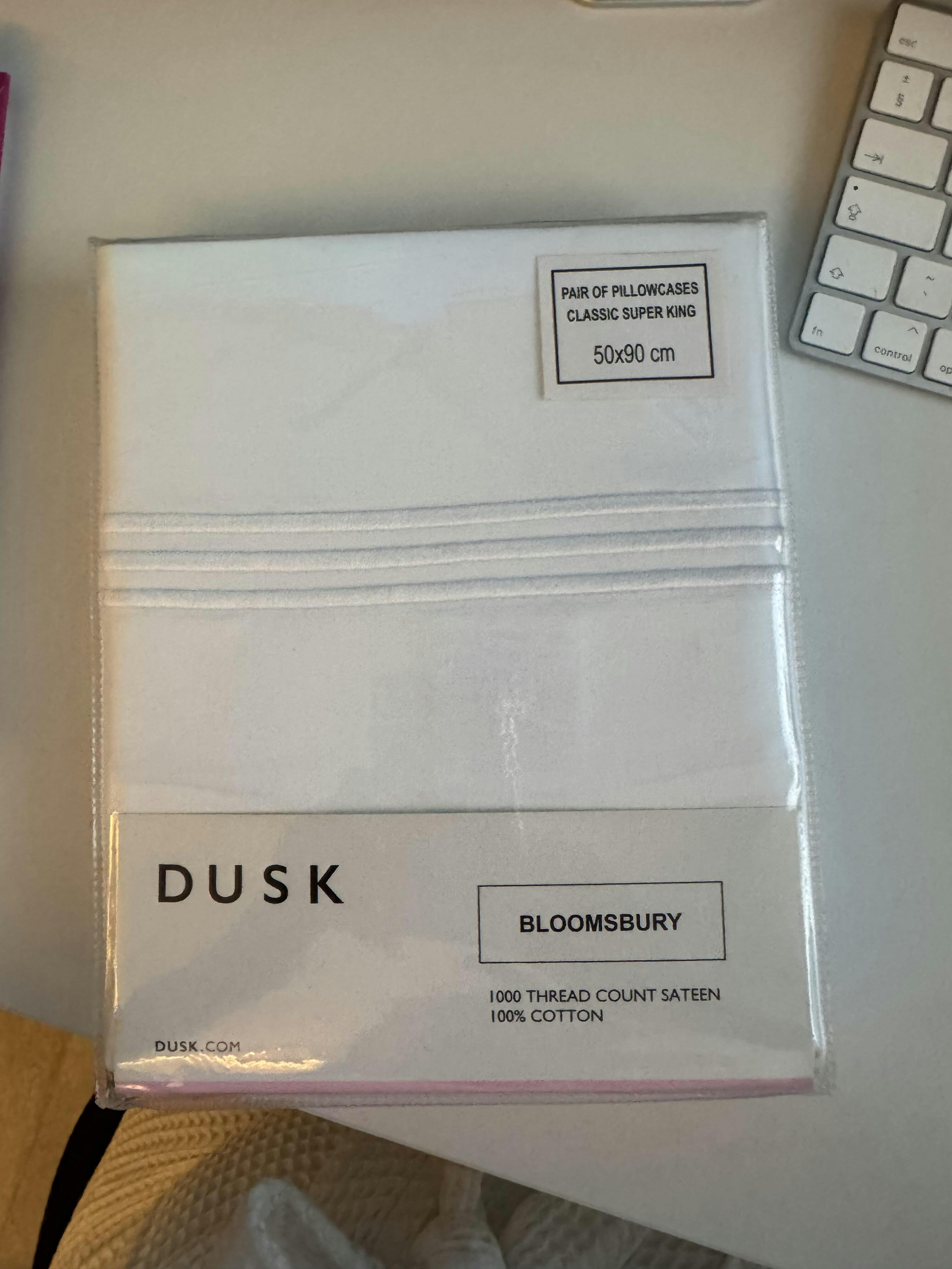 Cambridge Duvet Cover - 200 TC - Cotton - White – DUSK