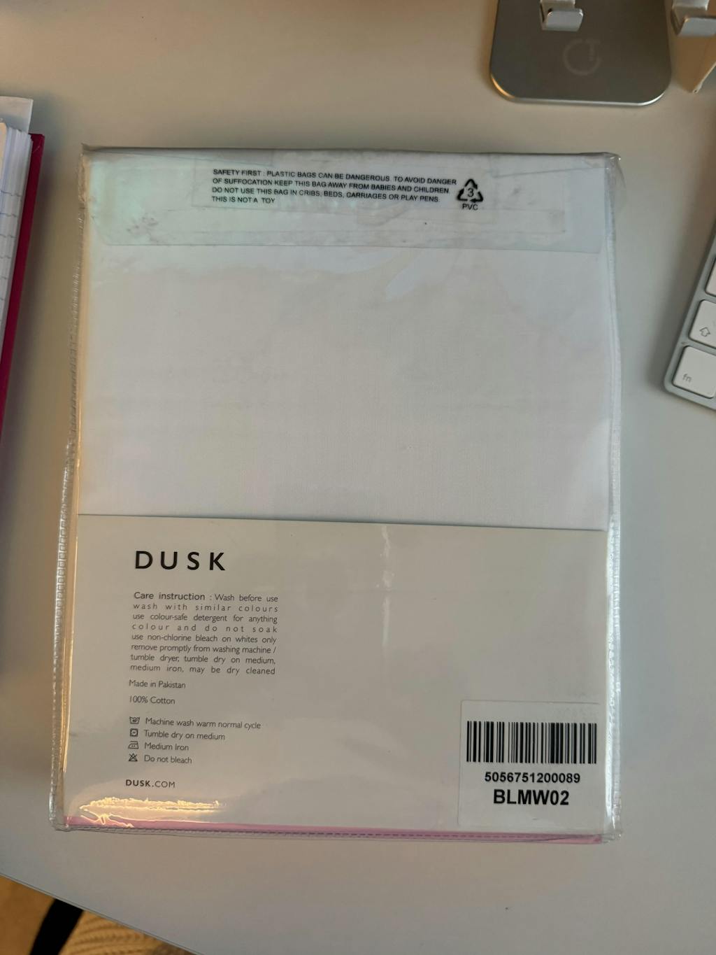 Cambridge Duvet Cover - 200 TC - Cotton - White – DUSK