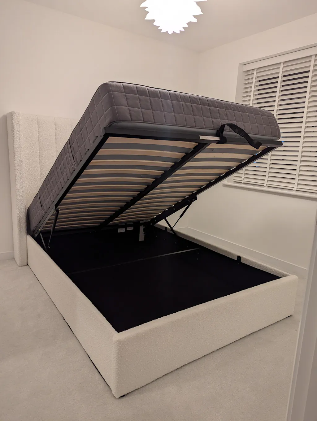 Madison Ottoman Storage Bed - Stone Grey – DUSK
