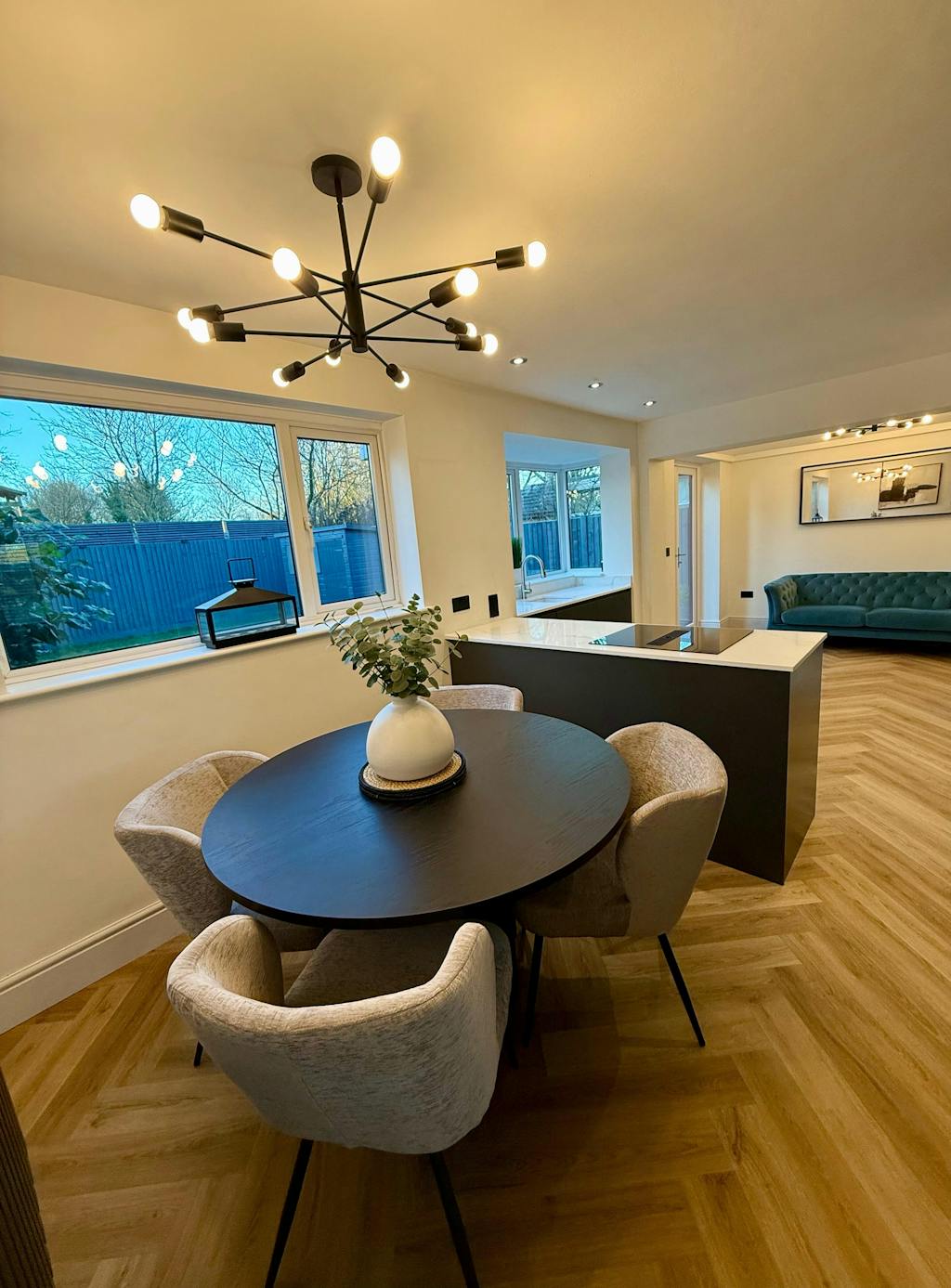 Mabel Set of 2 Dining Chairs - Chenille - Natural – DUSK