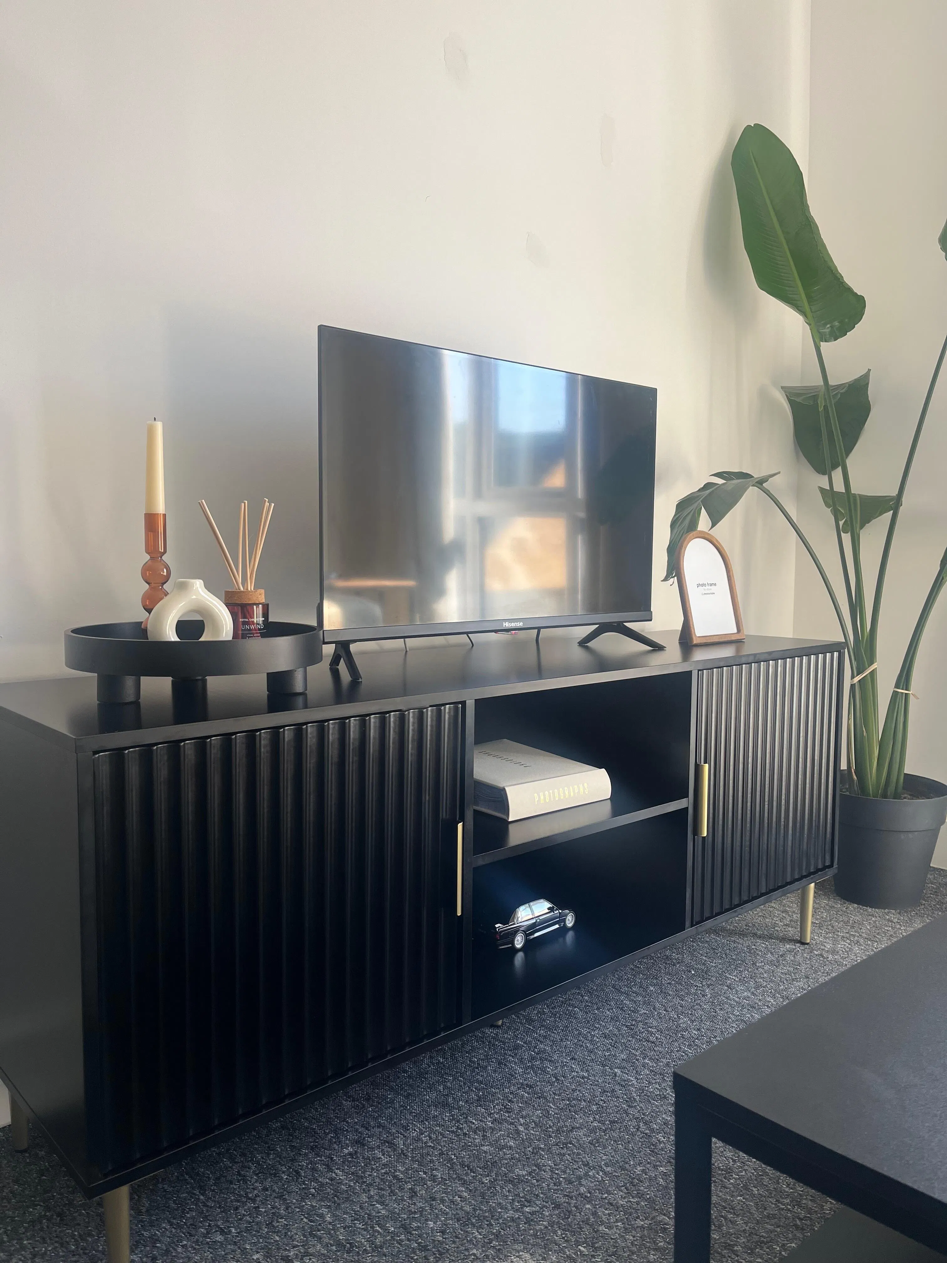 Evie Small Sideboard - Grey – DUSK