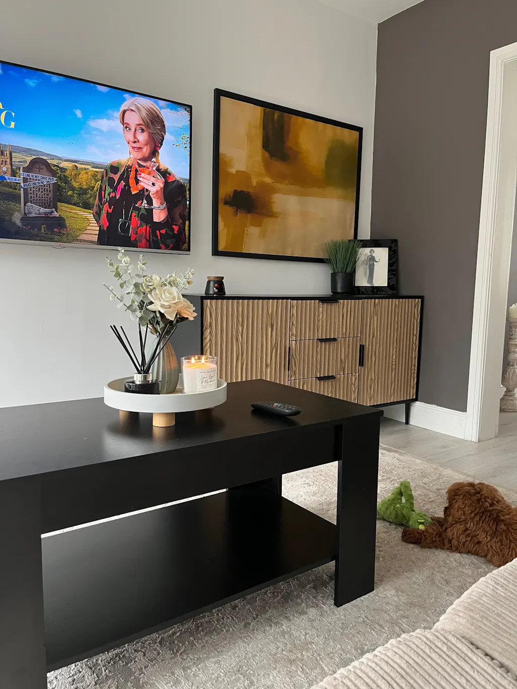 Evie Small Sideboard - Grey – DUSK