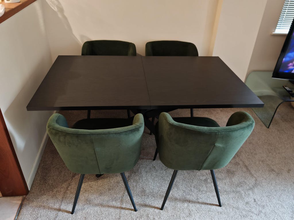 Brooke Square Extendable 4-8 Seater Dining Table - Black – DUSK