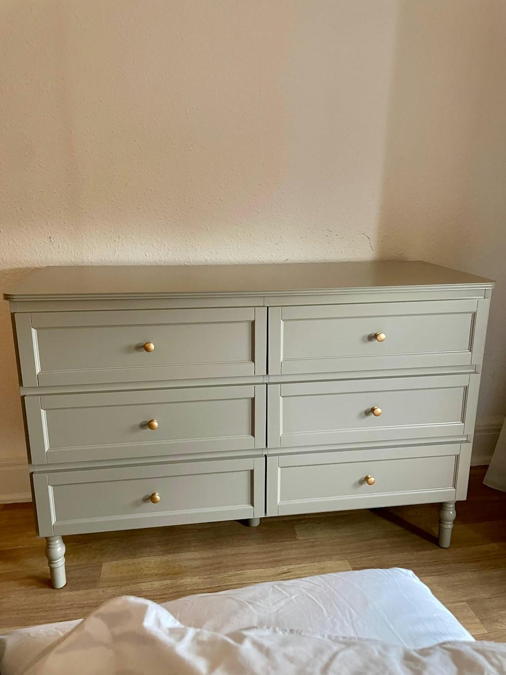 Ruby 2 Drawer Bedside Table - Taupe – DUSK