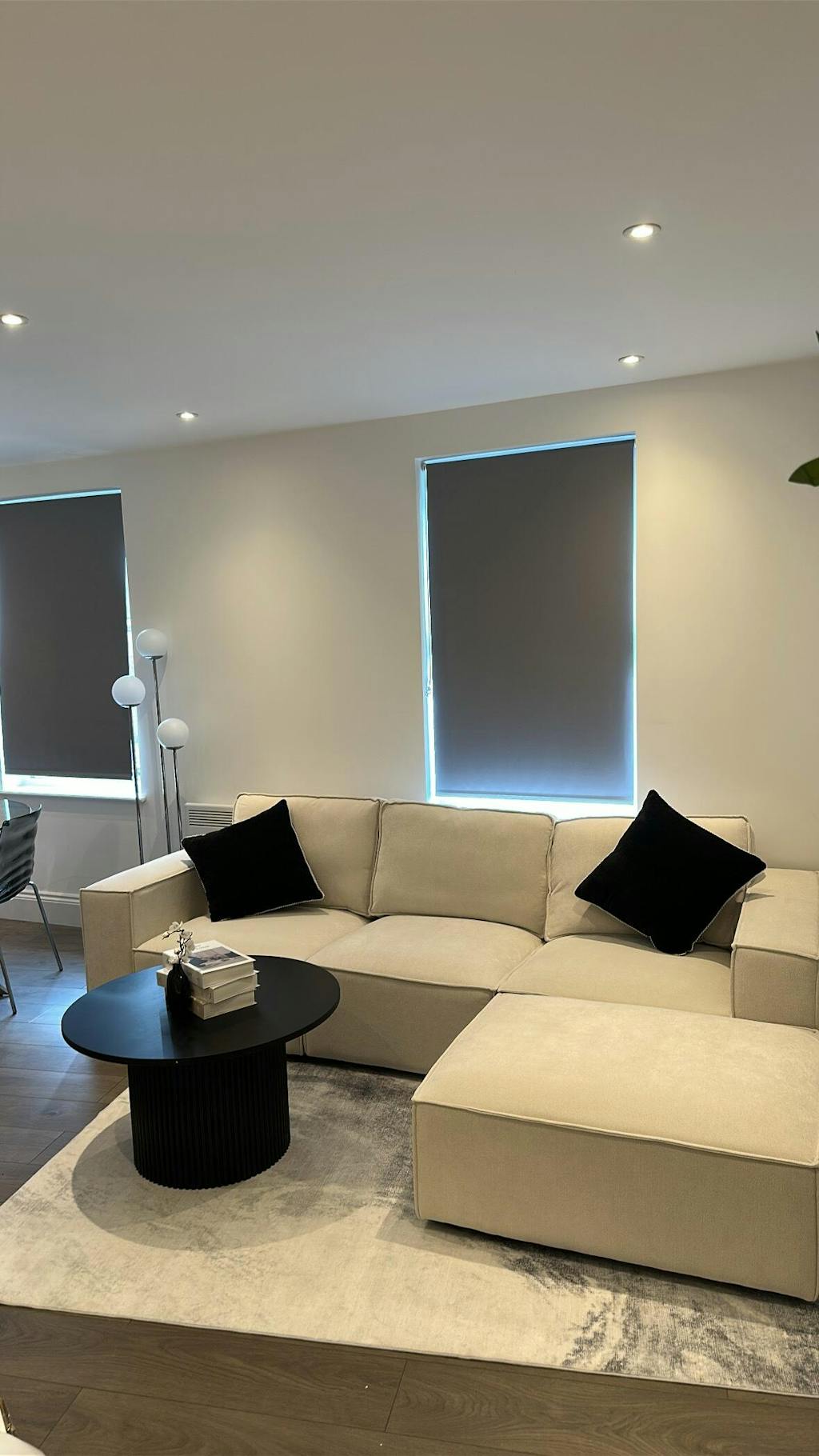 Hattie 2 Drawer Bedside Table - Warm White – DUSK