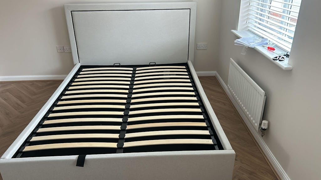 Windsor Ottoman Fabric Bed Frame - Natural – DUSK