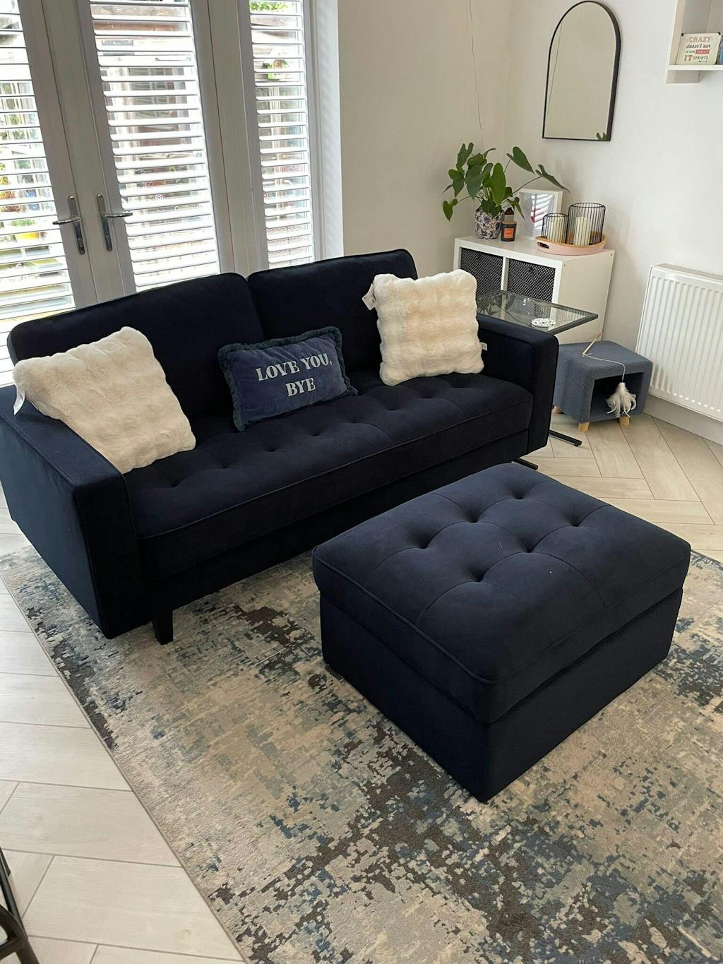 Sloane Pouffe - Midnight – DUSK