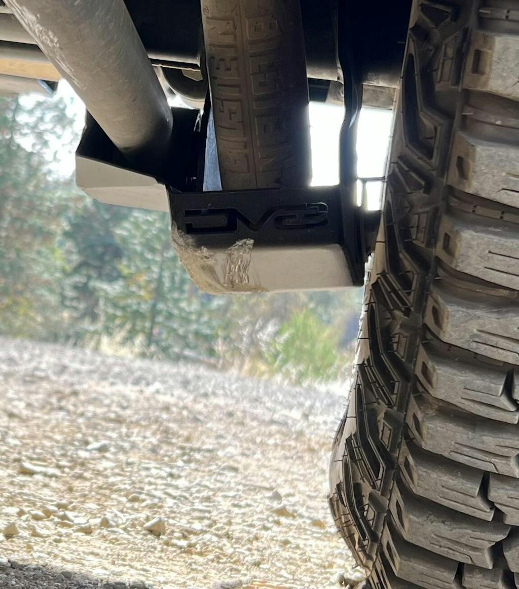 6th Gen Bronco Rear Shock Guard Skid Plates | DV8 Offroad