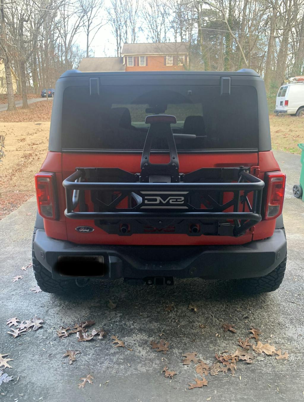 6th Gen Bronco Spare Tire Guard | Tailgate Reinforcement | Accessory ...