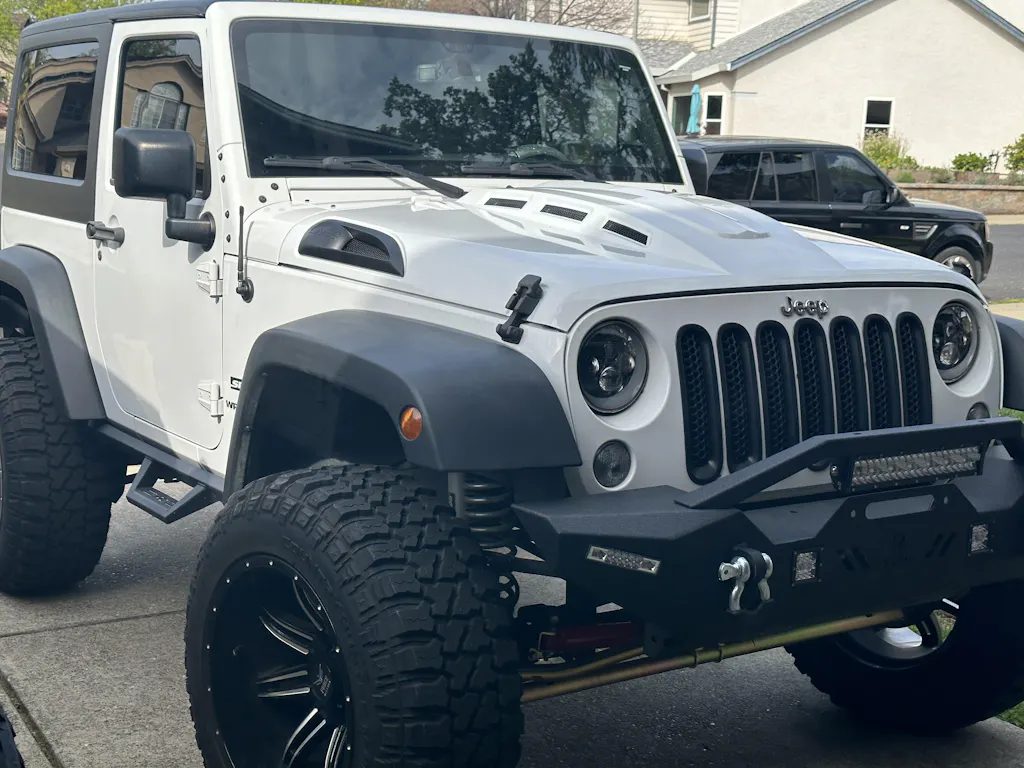 Jeep Wrangler JK Heat Dispersion Hood | DV8 Offroad