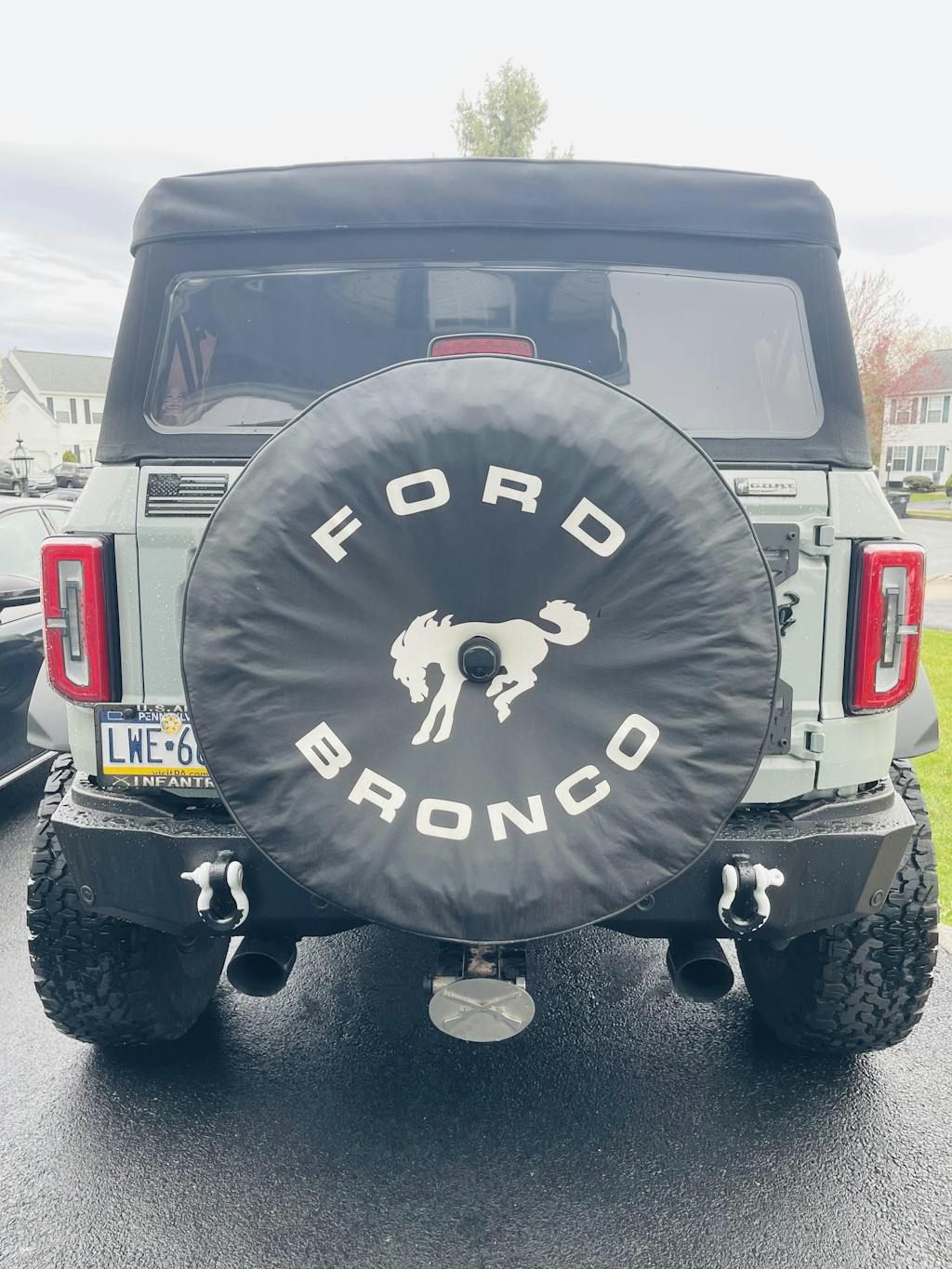 6th Gen Bronco Rear License Plate Relocation Bracket | DV8 Offroad