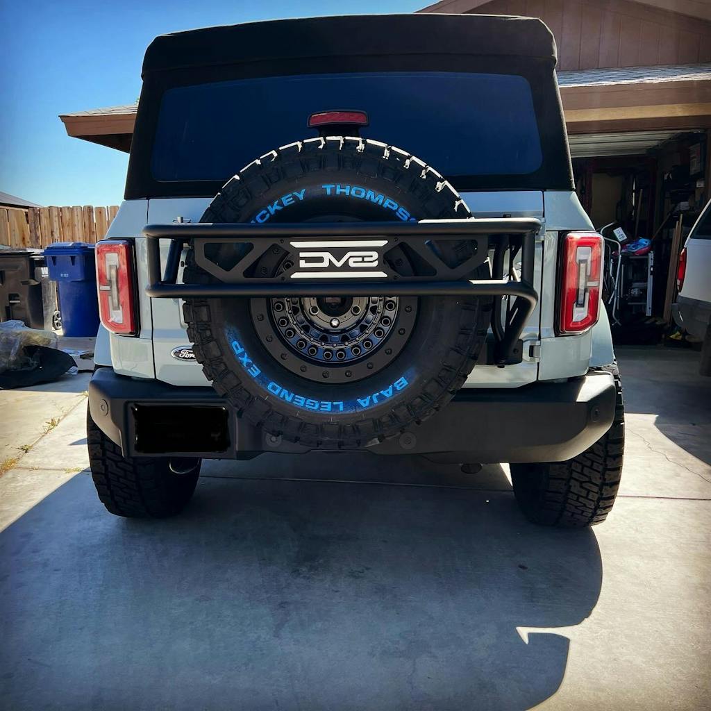 6th Gen Bronco Spare Tire Guard | Tailgate Reinforcement | Accessory ...