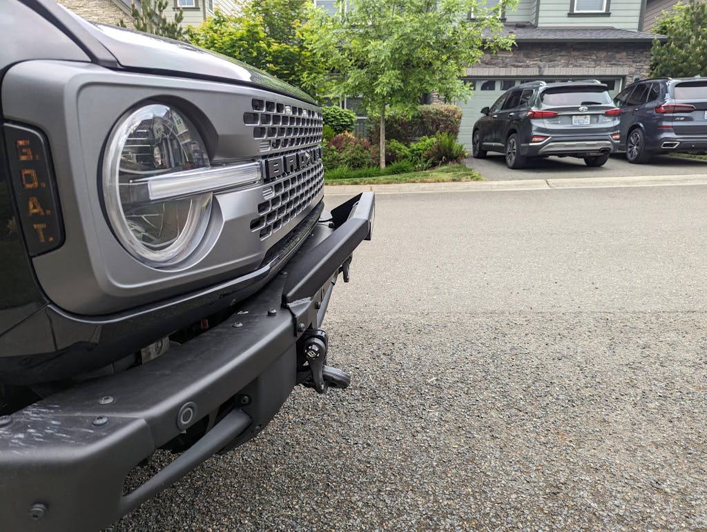 6th Gen Bronco OEM Modular Front Bumper Bull Bar | DV8 Offroad