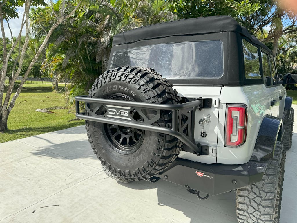 6th Gen Bronco Spare Tire Guard | Tailgate Reinforcement | Accessory