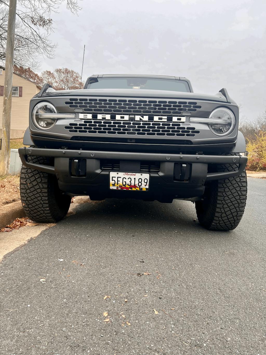 6th Gen Bronco Front License Plate Relocation Kit | DV8 Offroad