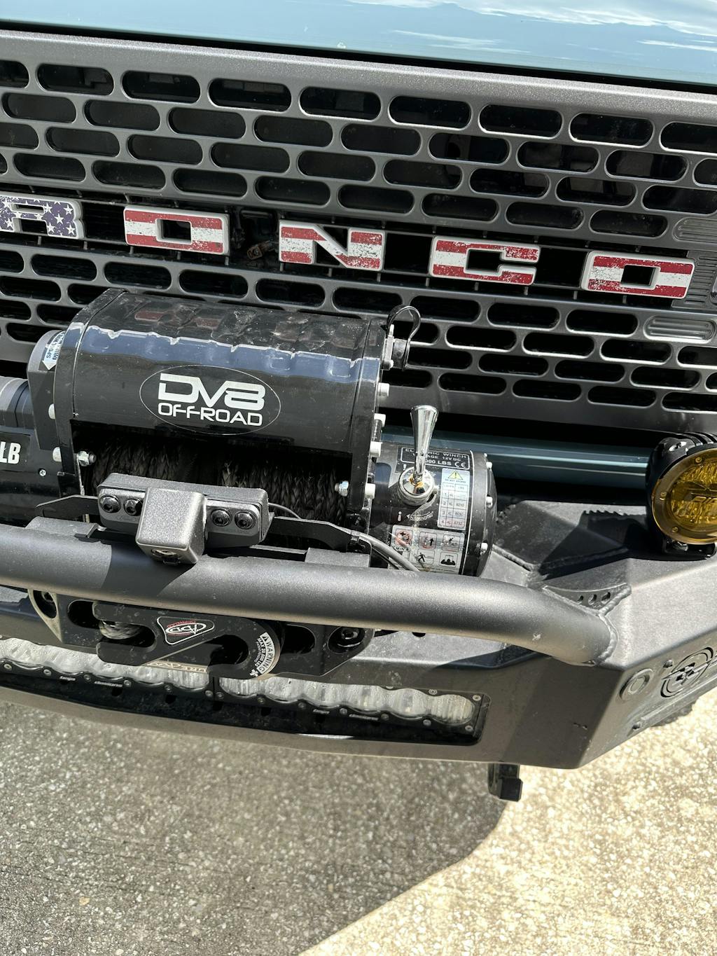 6th Gen Bronco Front Camera Bracket | Relocates Camera