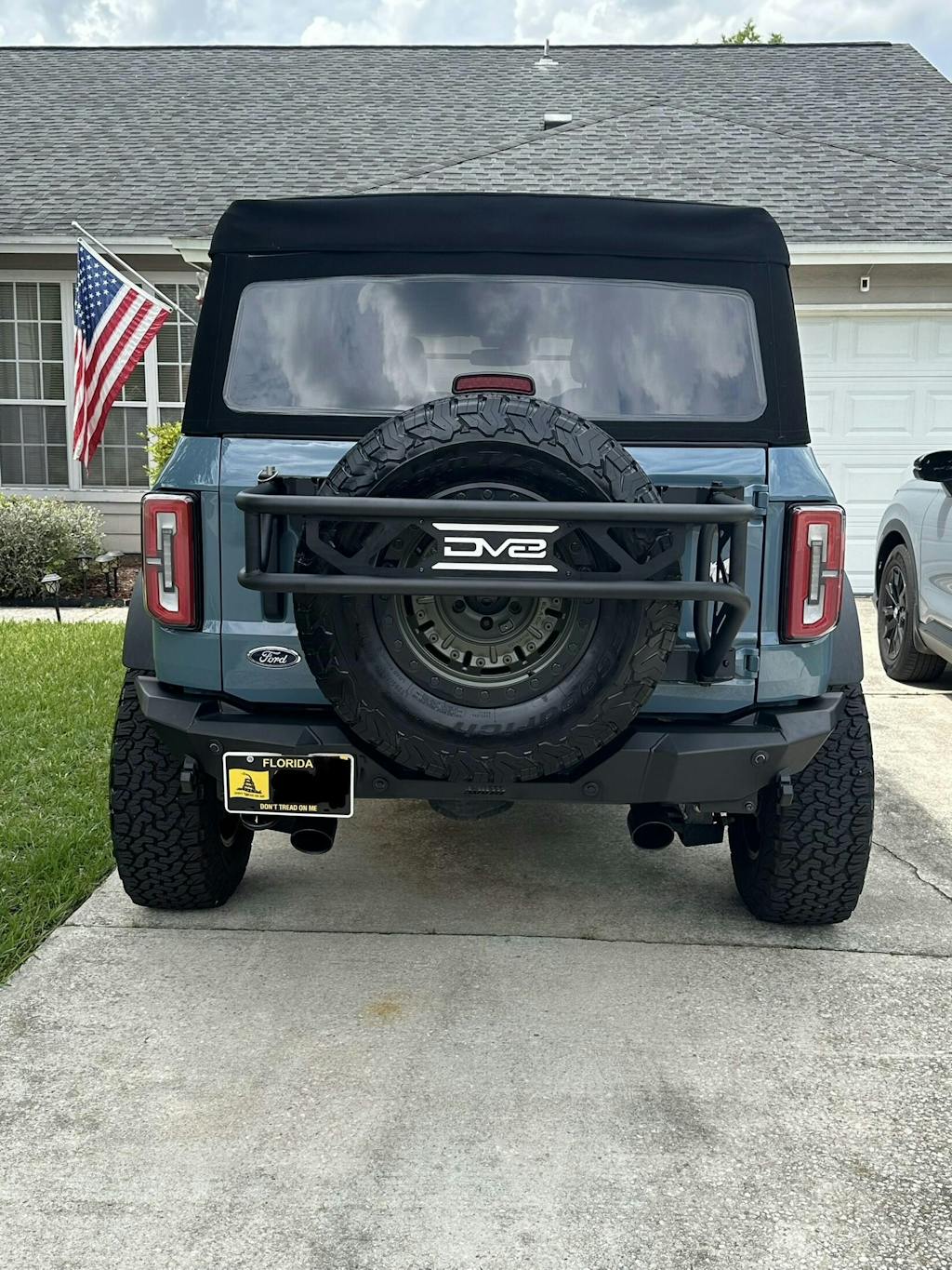 6th Gen Bronco Spare Tire Guard | Tailgate Reinforcement | Accessory