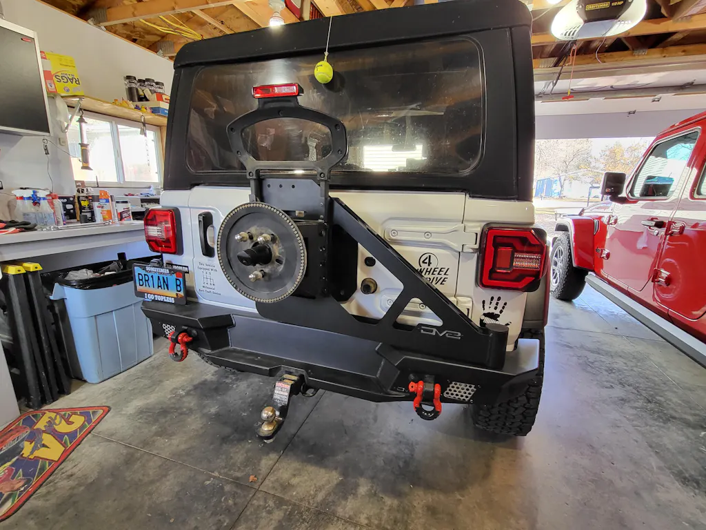 Wrangler JL Spare Tire Swing Gate | Add-On for MTO Rear Bumper