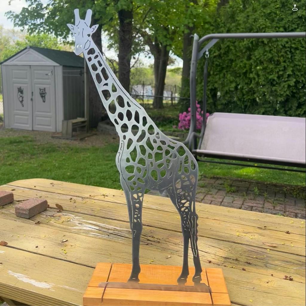 Decorative DXF Files | African Giraffe CNC Cutting Design – DXFforCNC