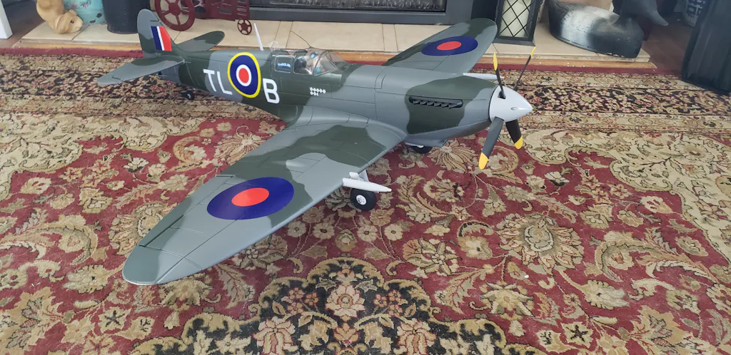 Dynam Supermarine Spitfire V3 RC Warbird 1200mm w/ Flaps