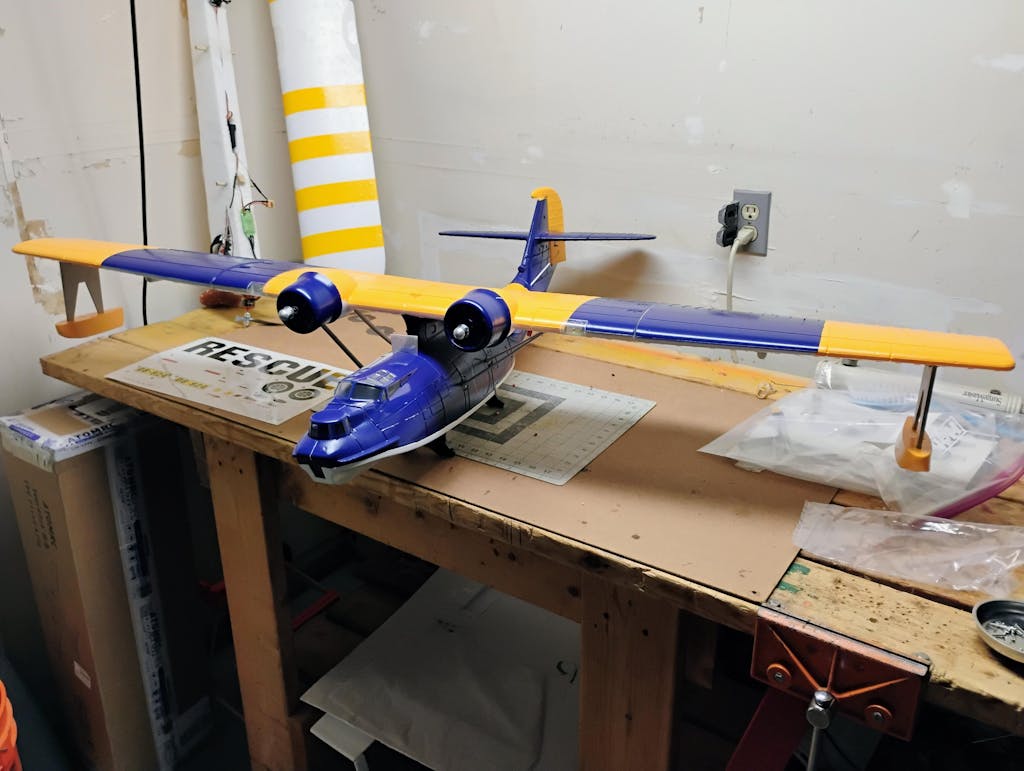 Dynam PBY Catalina V2 Blue Twin Engine RC Seaplane 1.5m