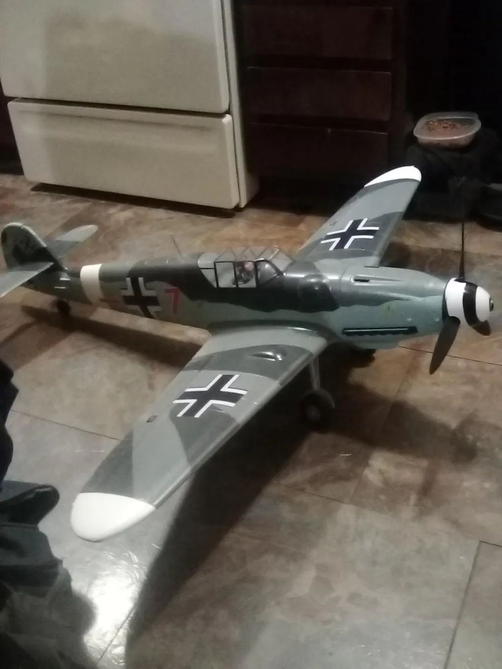 Dynam Messerschmitt BF-109 V2 4S RC Warbird 1300mm w/ Flaps