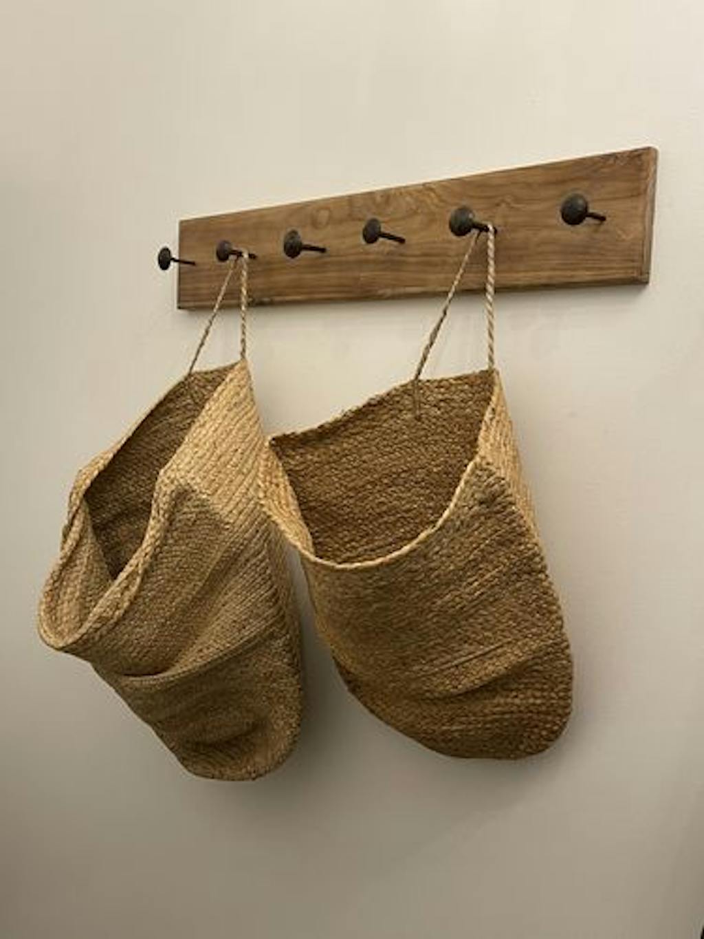 Artisan Handwoven Hanging Sacks - Natural Jute – Eadie Lifestyle