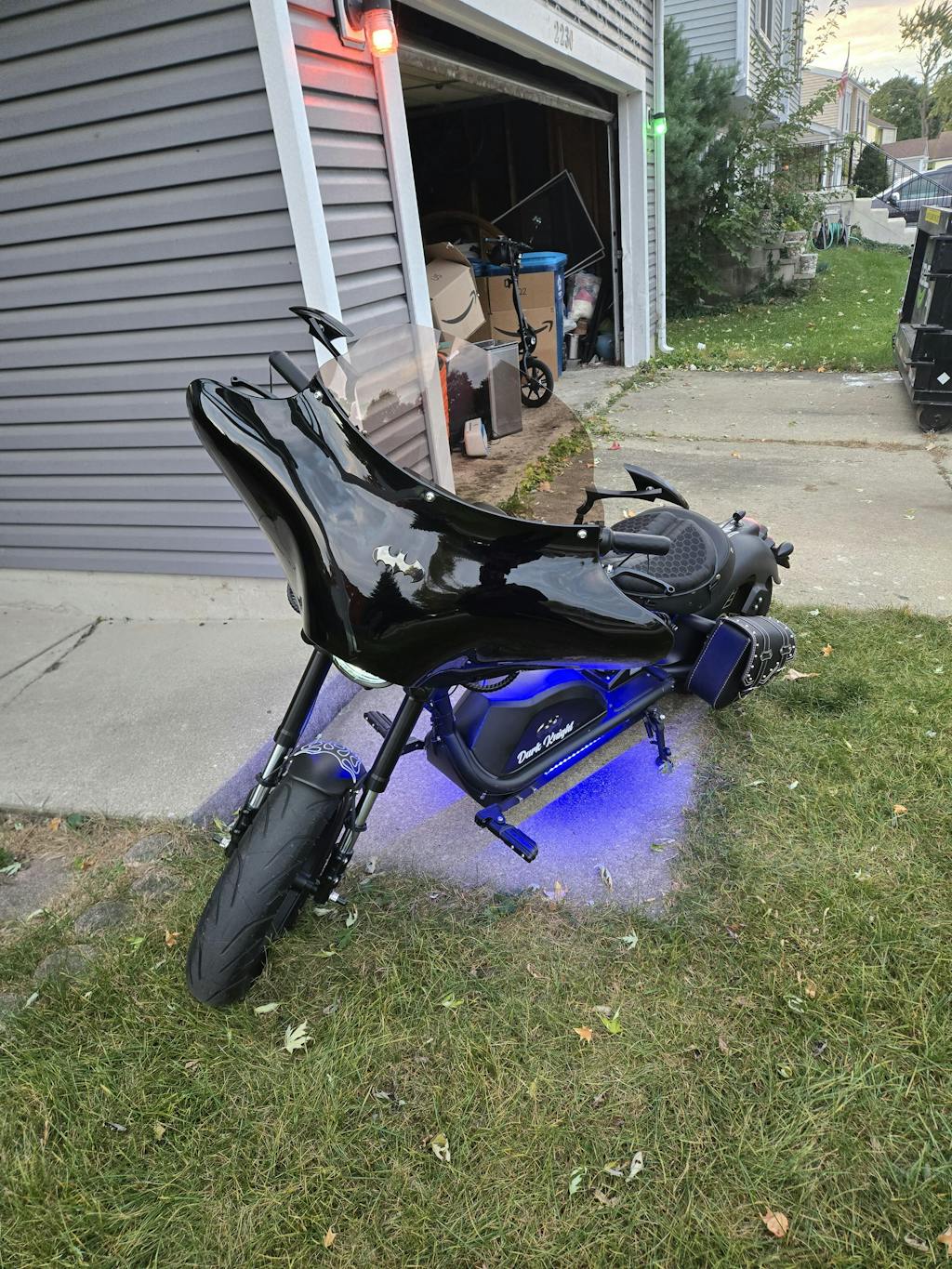 Eahora Chrome M1PS Electric Chopper Scooter, Black – Eahora Scooter