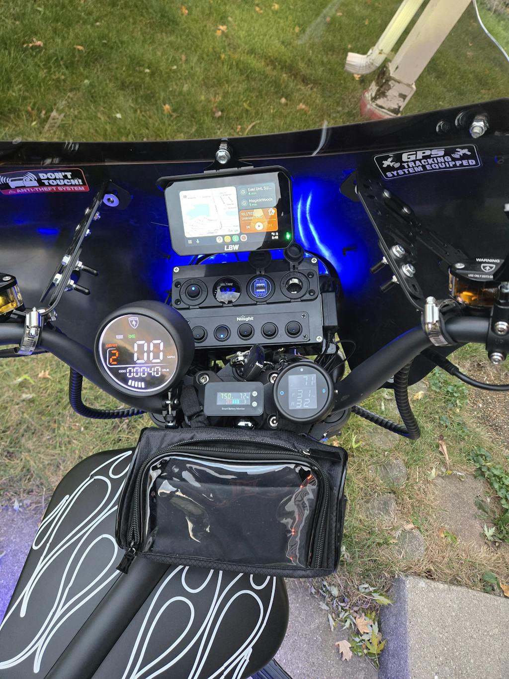 Eahora M1PS Sidecar Set: Chopper Scooter, Black – Eahora Scooter