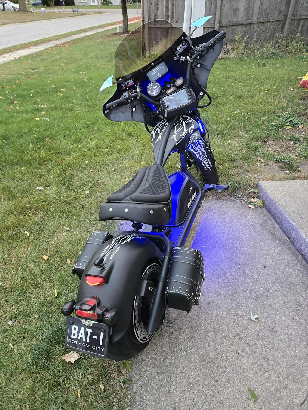 Eahora Knight M1PS 4000W Chopper Scooter,Black – Eahora Scooter