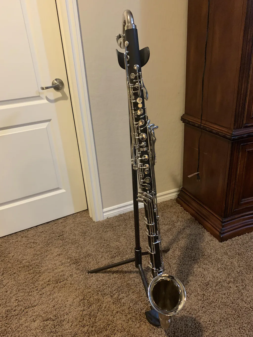 Carbon Fiber Bass Clarinet Stand