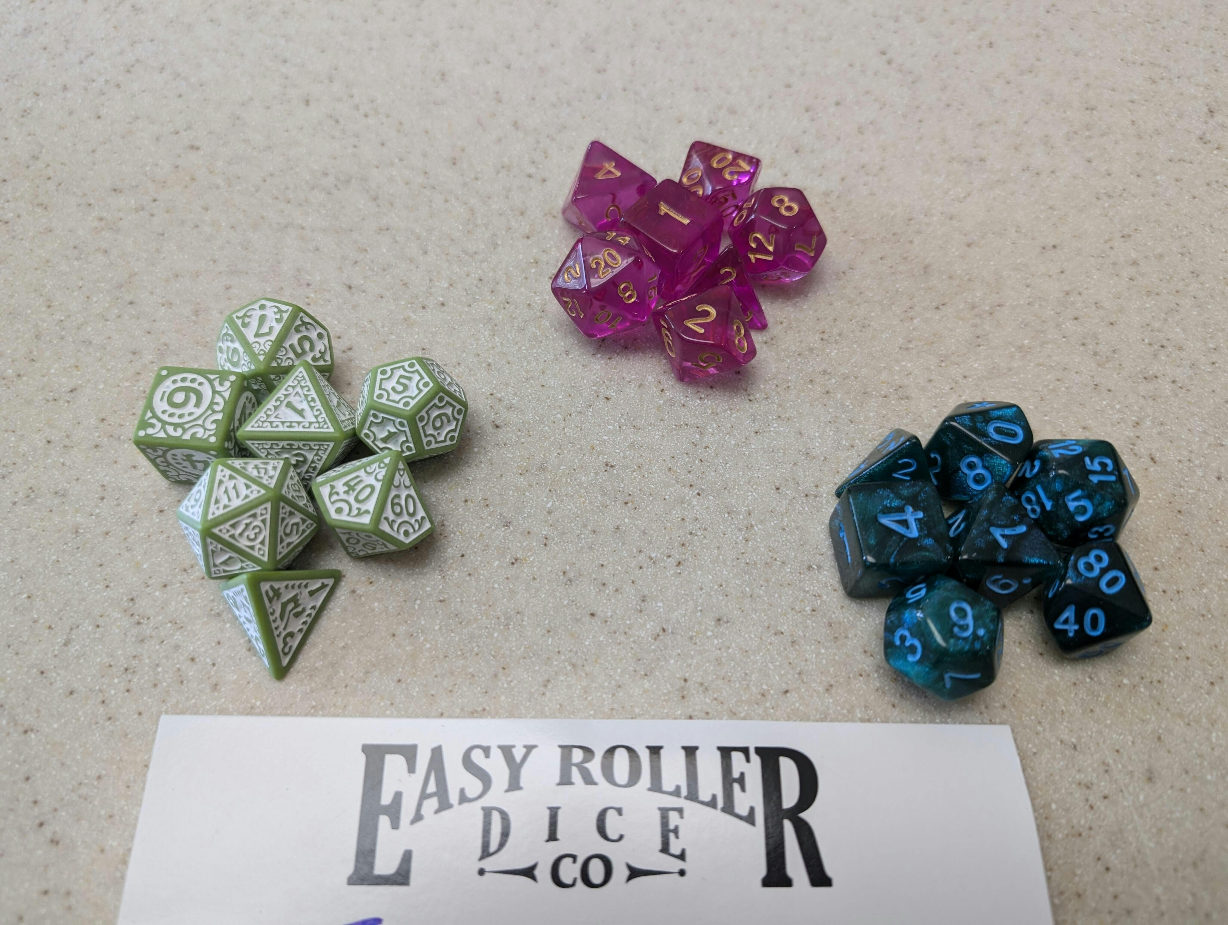 Mystery Dice Set | 7 Piece Surprise Me Packs - Easy Roller Dice Company