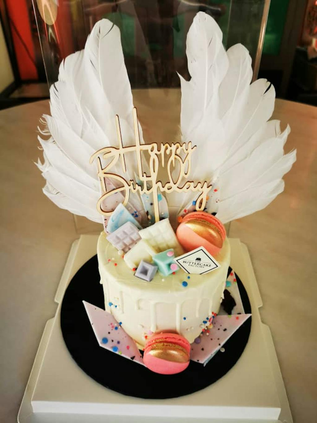 Kek | Angel Wing Cake 4" | Kek Coklat Moist Terbaik