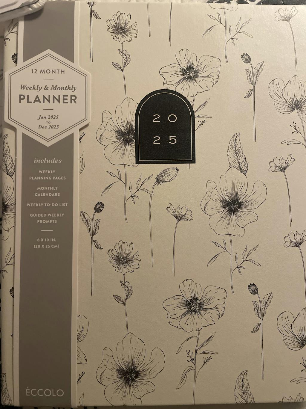 Eccolo 2025 Day At A Time Large Bound Planner