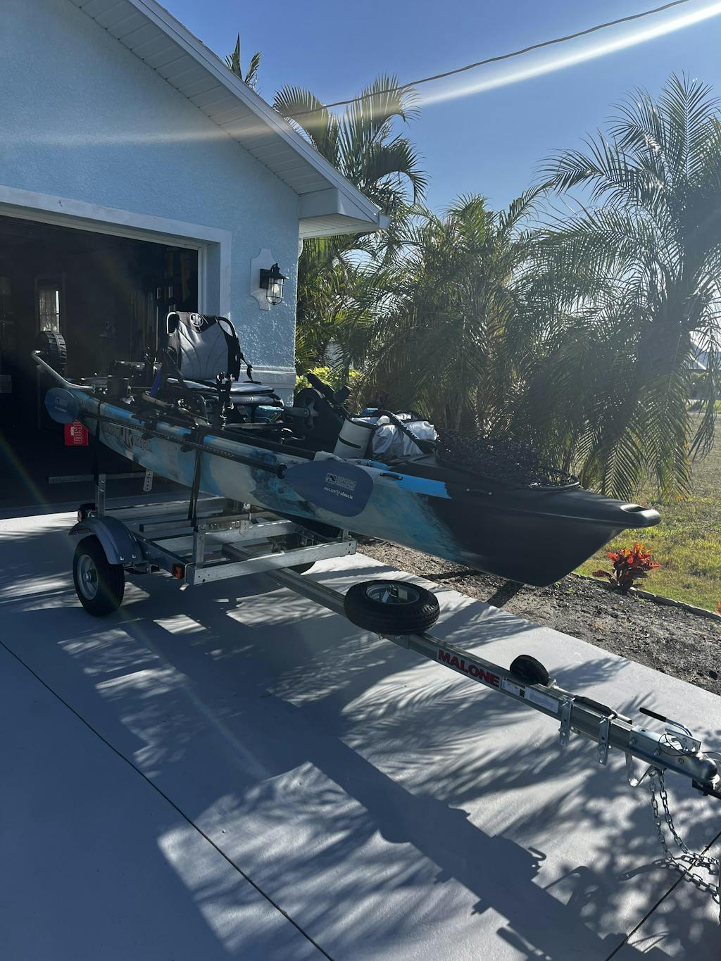 Malone EcoLight Single Kayak Trailer Package — Eco Fishing Shop