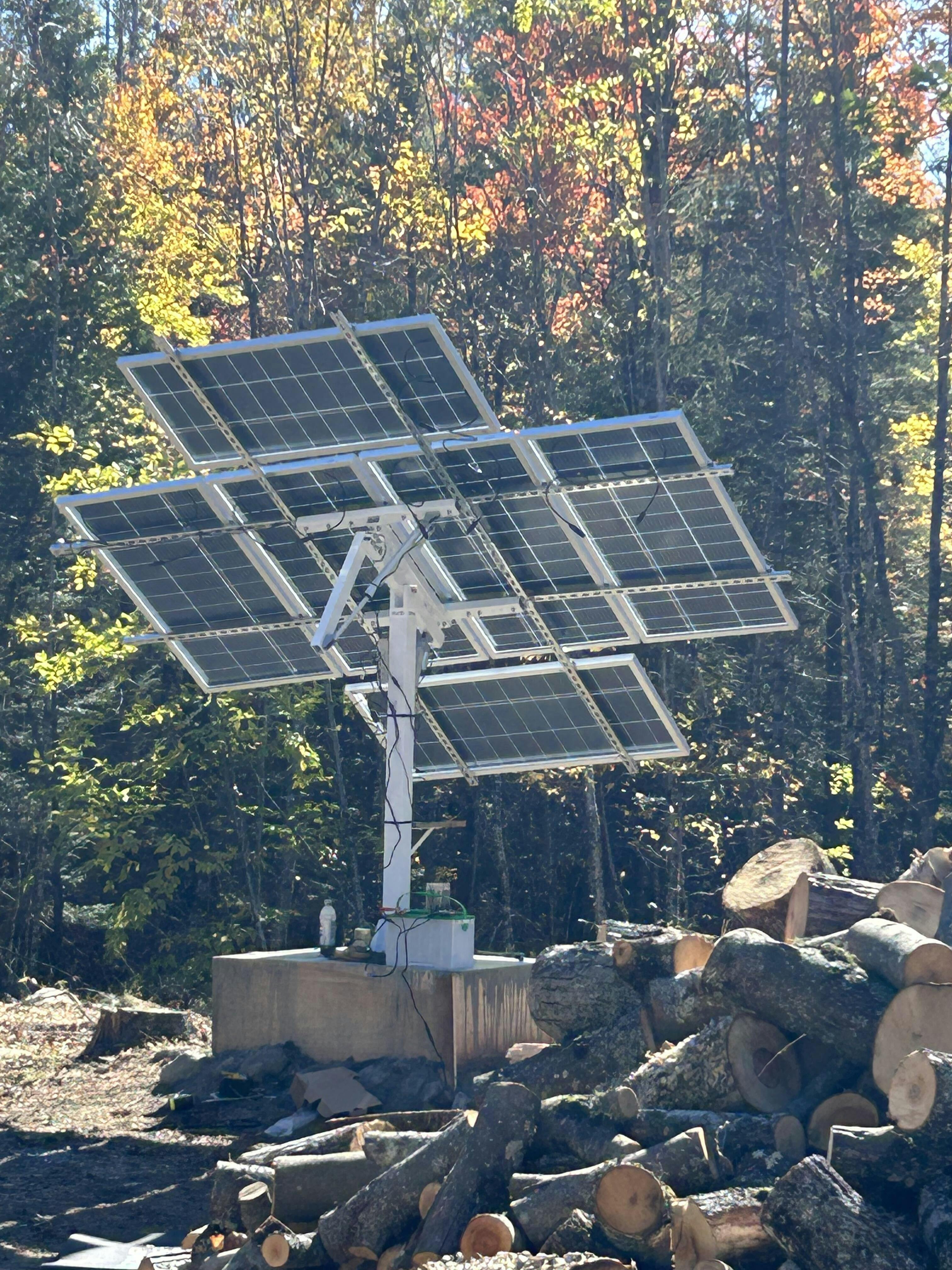 Dual Axis Solar Tracker System Help To Increase 40% Power | ECO-WORTHY