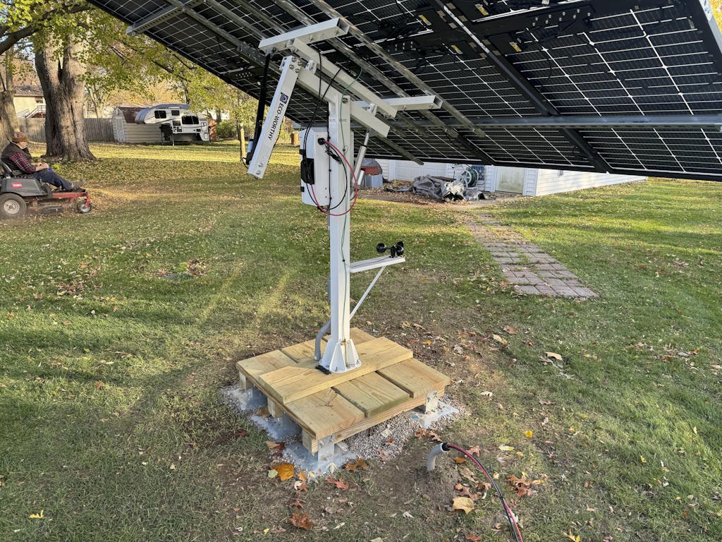 Dual Axis Solar Tracker System Help To Increase 40% Power | ECO-WORTHY